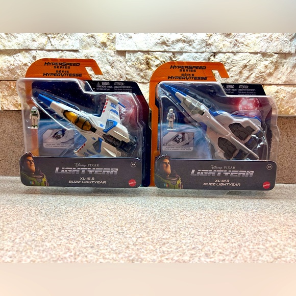 Pixar | Toys | Set Of 2 Disney Pixar Buzz Lightyear Hyperspeed Xl5 Xl1 ...